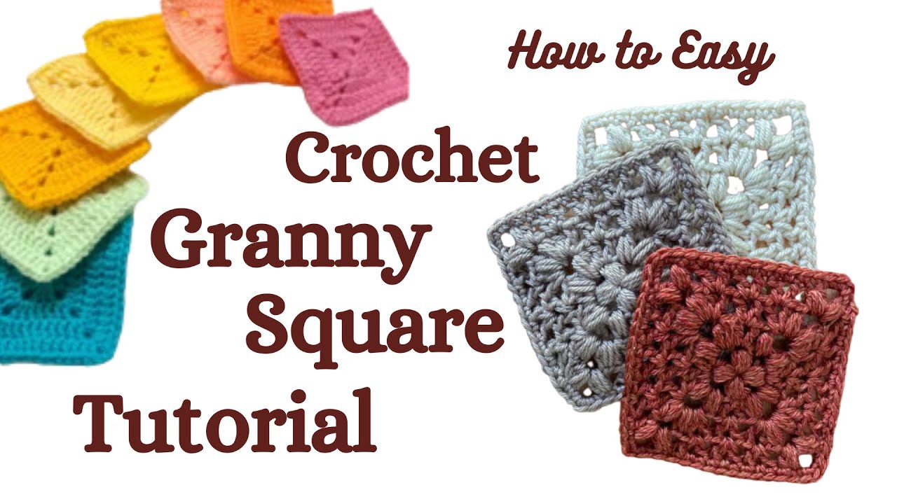 Simple Crochet Square Pattern || Easy Crochet Square Tutorial For ...