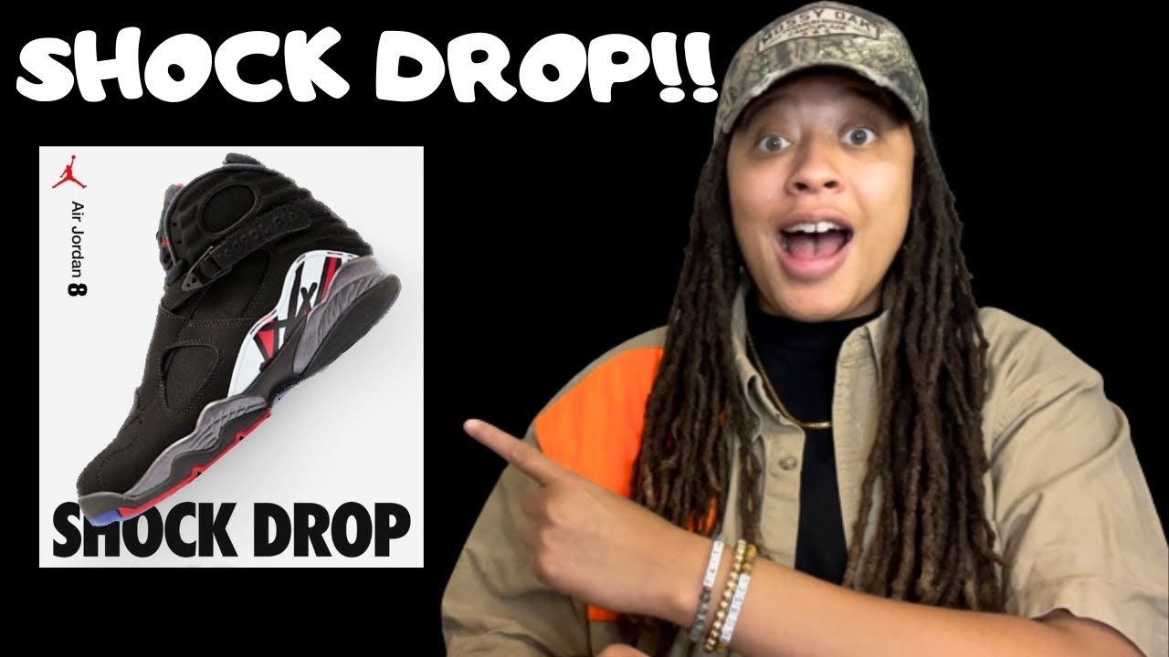 SHOCK DROP‼️AIR JORDAN 8 “PLAYOFFS” SHOCK DROP TOMORROW!! (MUST WATCH ...