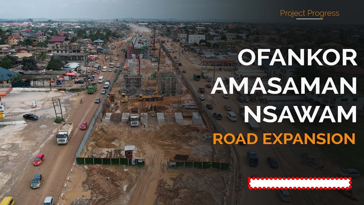 Ongoing $346.5 Million Ofankor Nsawam Road Project In Ghana - YouTube