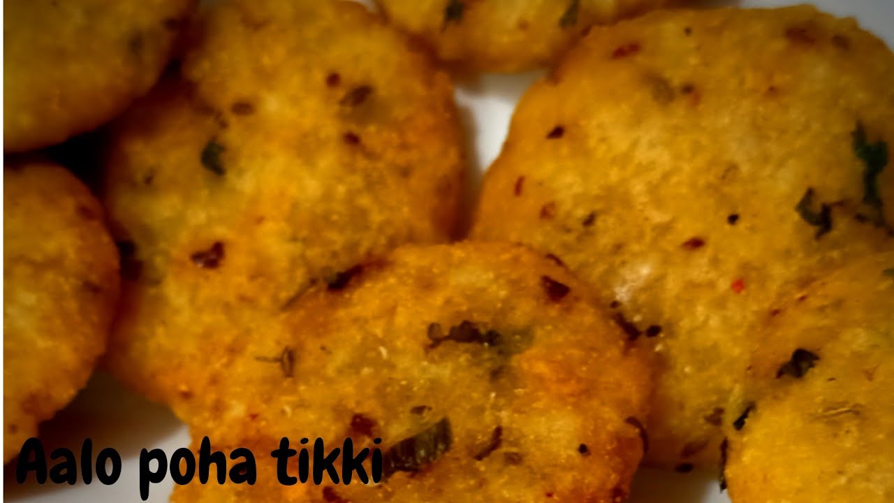 Aloo Poha Tikki (quick snacks recipe)##by cook with faiziya - YouTube