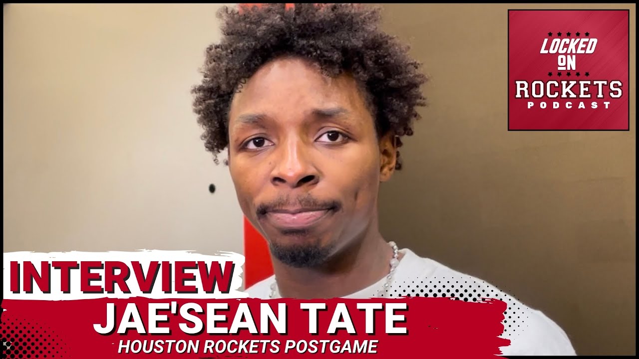 Jae'Sean Tate | Postgame Houston Rockets Vs Phoenix Suns | 2023-2024 ...