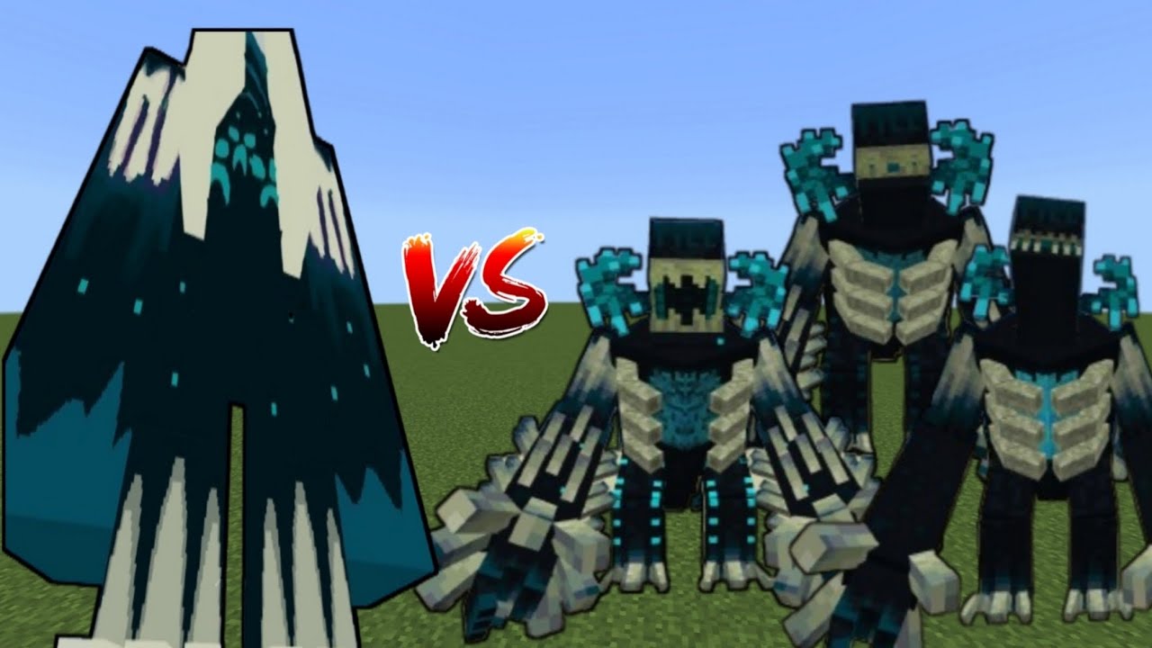 Colossus Warden Titan vs All Dinosaurs Warden | Minecraft Bedrock | Mob ...