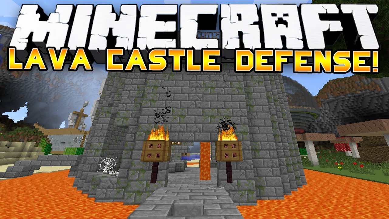 Minecraft Lava Castle