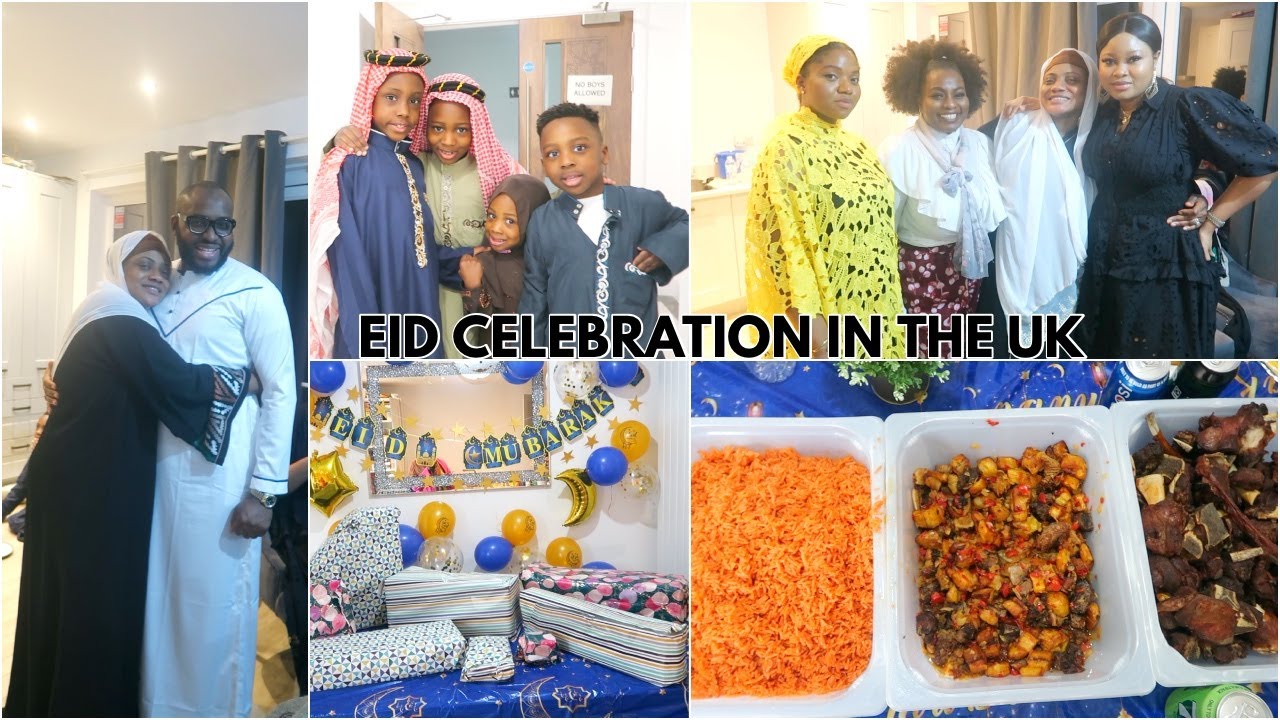 EID CELEBREATION IN THE UK | EID GIFT OPENING + SURPRISING THE KIDS ...