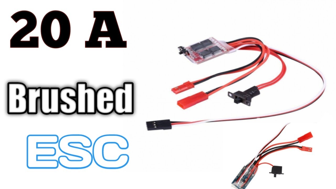 20 A Brushed ESC | Unboxing & Testing | For Brushed Motor - YouTube