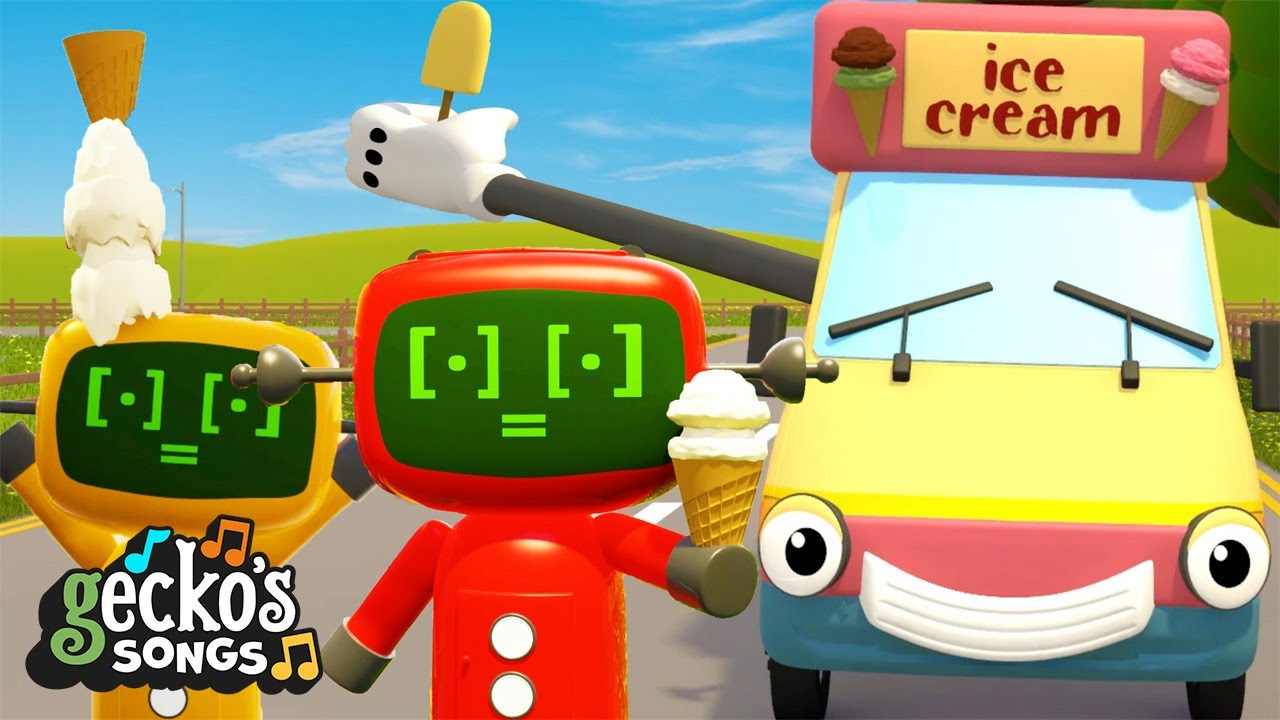 Have A Treat With Vicky The Ice Cream Van!｜Gecko's Garage｜Truck Cartoon ...