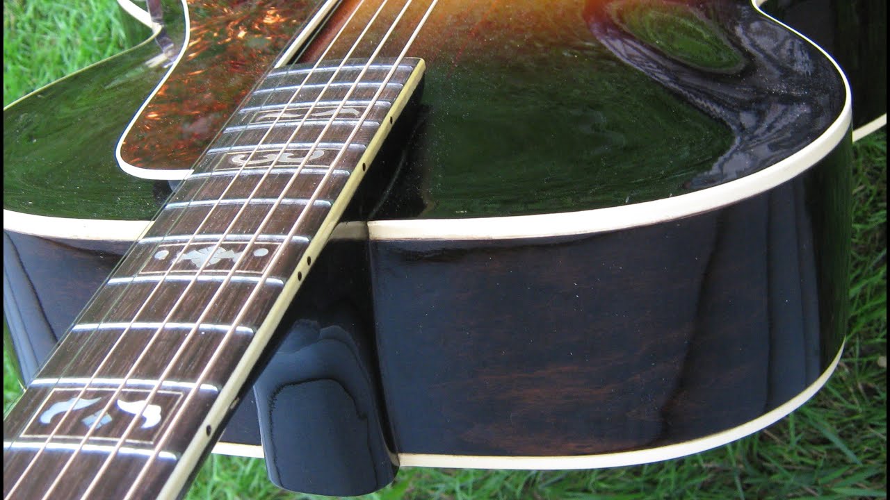 1937 Gibson L7 Archtop Guitar, part 2 - YouTube