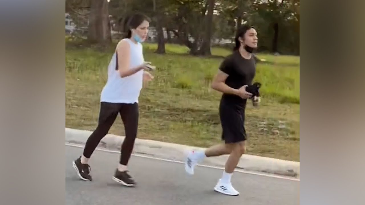 KYLIE PADILLA NAMATAAN NA NAGJA-JOGGING KASAMA ANG GWAPONG SINGER NA SI ...