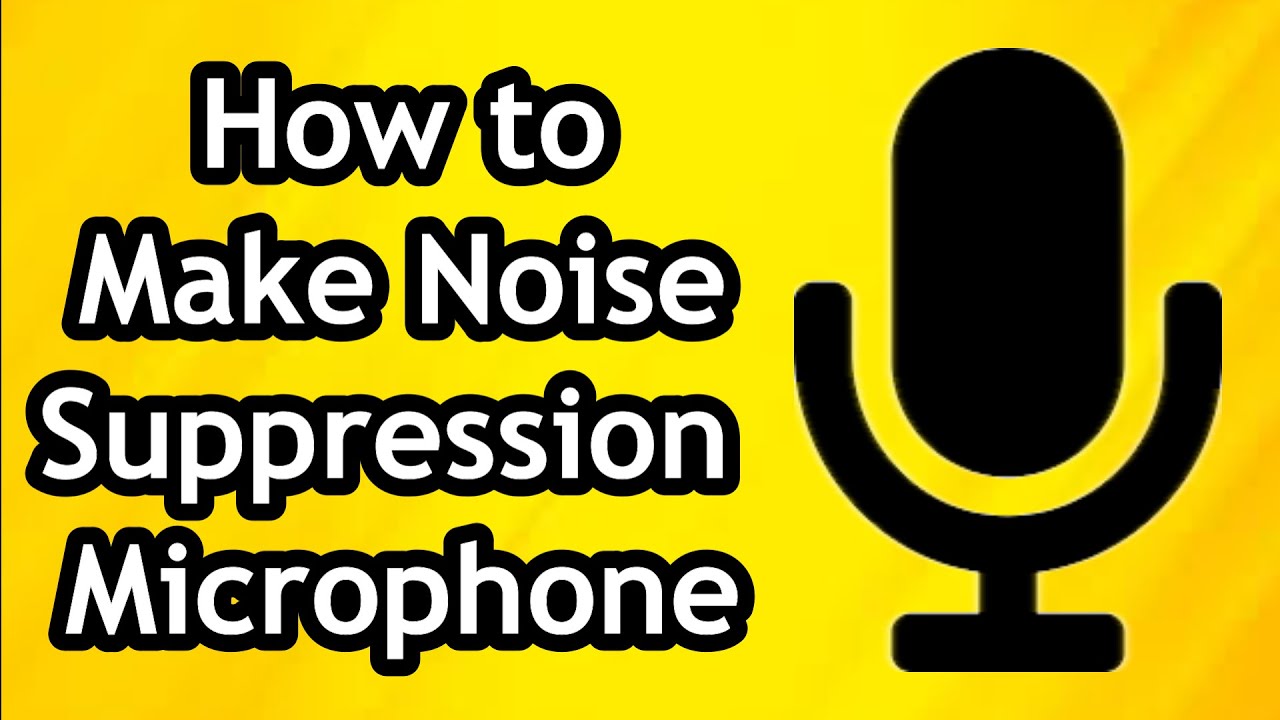 How to Make Noise Suppression on Microphone on PC on Windows 10 - YouTube