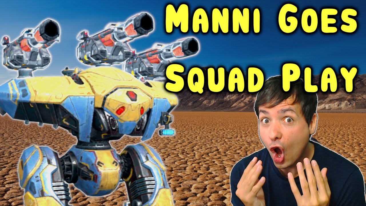 MANNI Plays in SQUAD and gets HEALING! War Robots COOP Gameplay WR ...