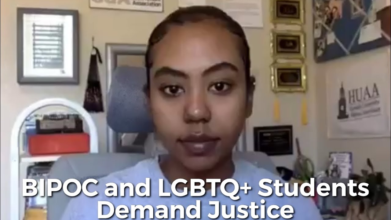 BIPOC and LGBTQ+ Students Demand Justice - YouTube