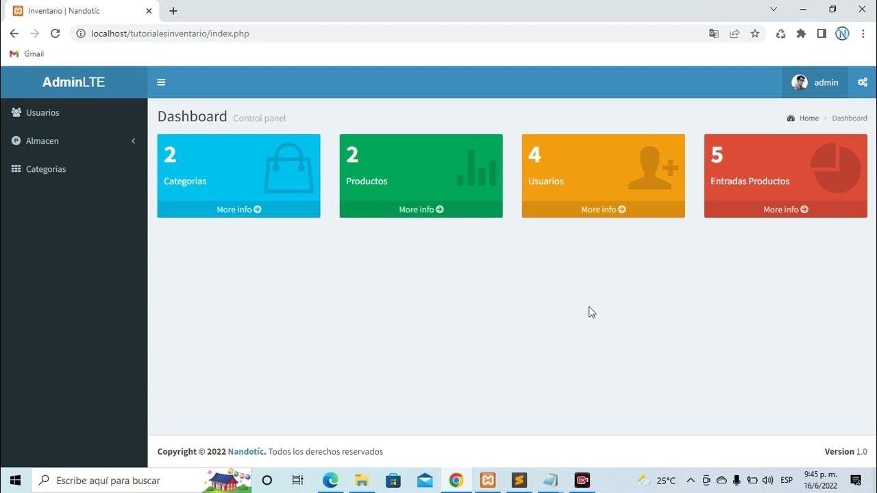 Como crear un sistema de inventario con php8, MVC, POO y AdminLTE - YouTube