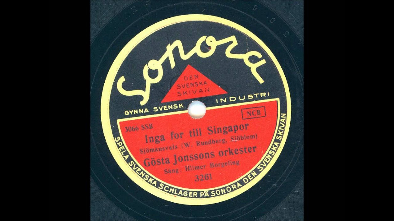 Hilmer Borgeling - Inga for till Singapor - YouTube