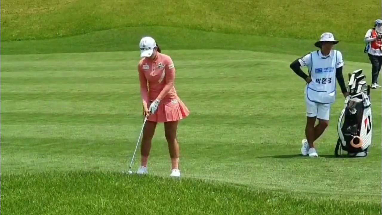 KLPGA 수원CC 3R(2023.5.14)큐티플 박현경 - YouTube