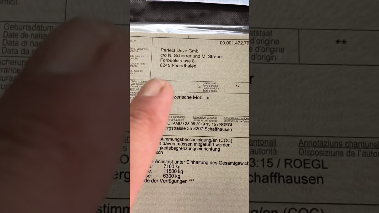 Erklärung Fahrzeugausweis Setra - YouTube