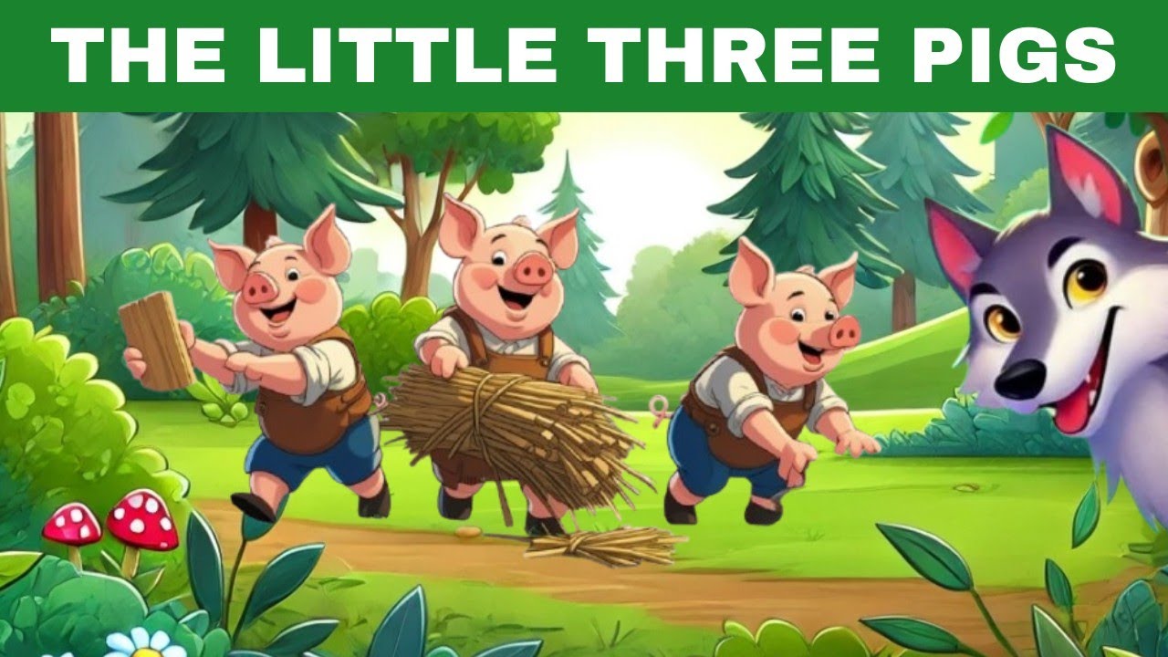 Three Little Pigs and the Big Bad Wolf – A Bedtime Story - YouTube