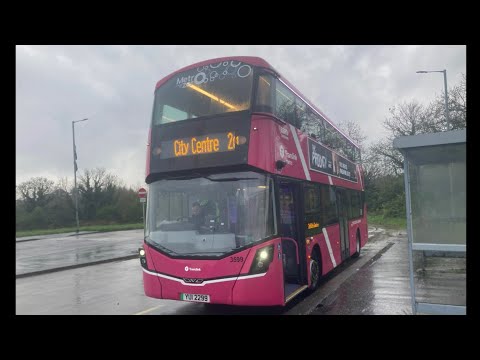 Ride on Metro Wrightbus Streetdeck Electroliner 3599 on route 2D - YouTube