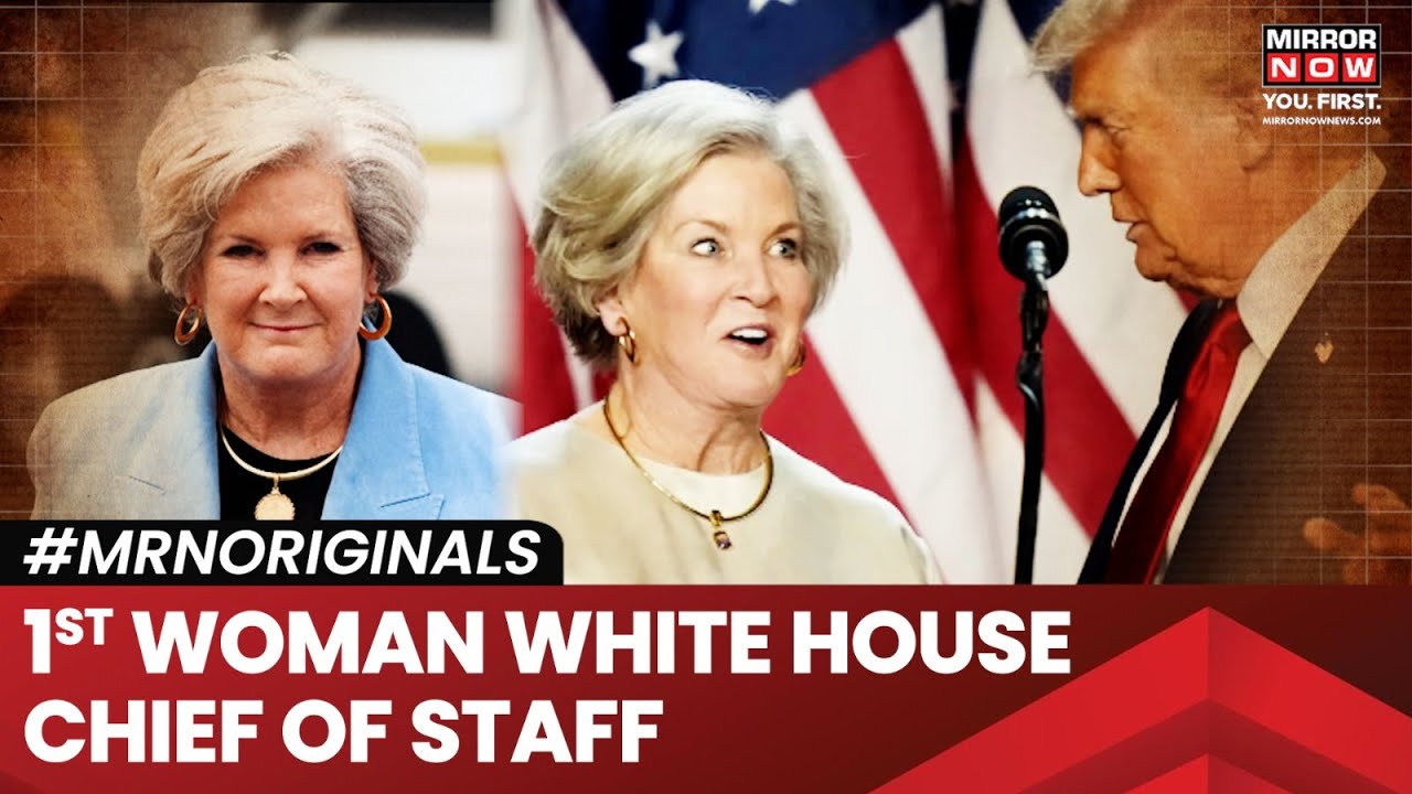 Donald Trump | Susie Wiles | First Woman White House Chief Of Staff| US ...