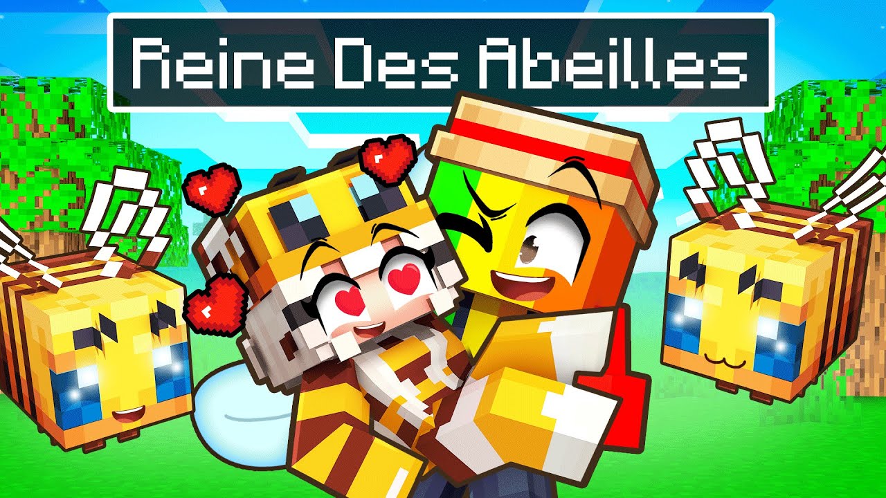 La REINE des ABEILLES est AMOUREUSE de AWARIZ sur Minecraft ! - YouTube