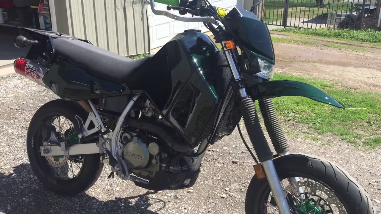 KLR650 Supermoto Walkaround - YouTube