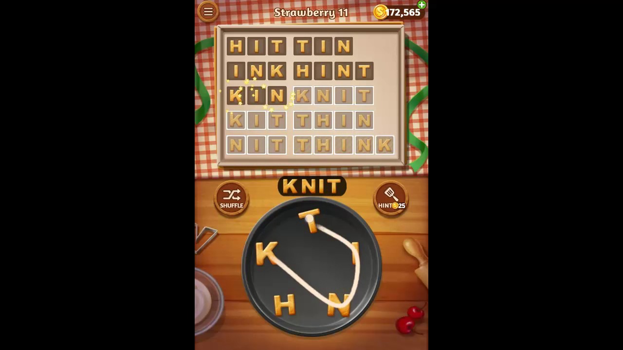 Word Cookies Strawberry Pack Level 11 Answers - YouTube