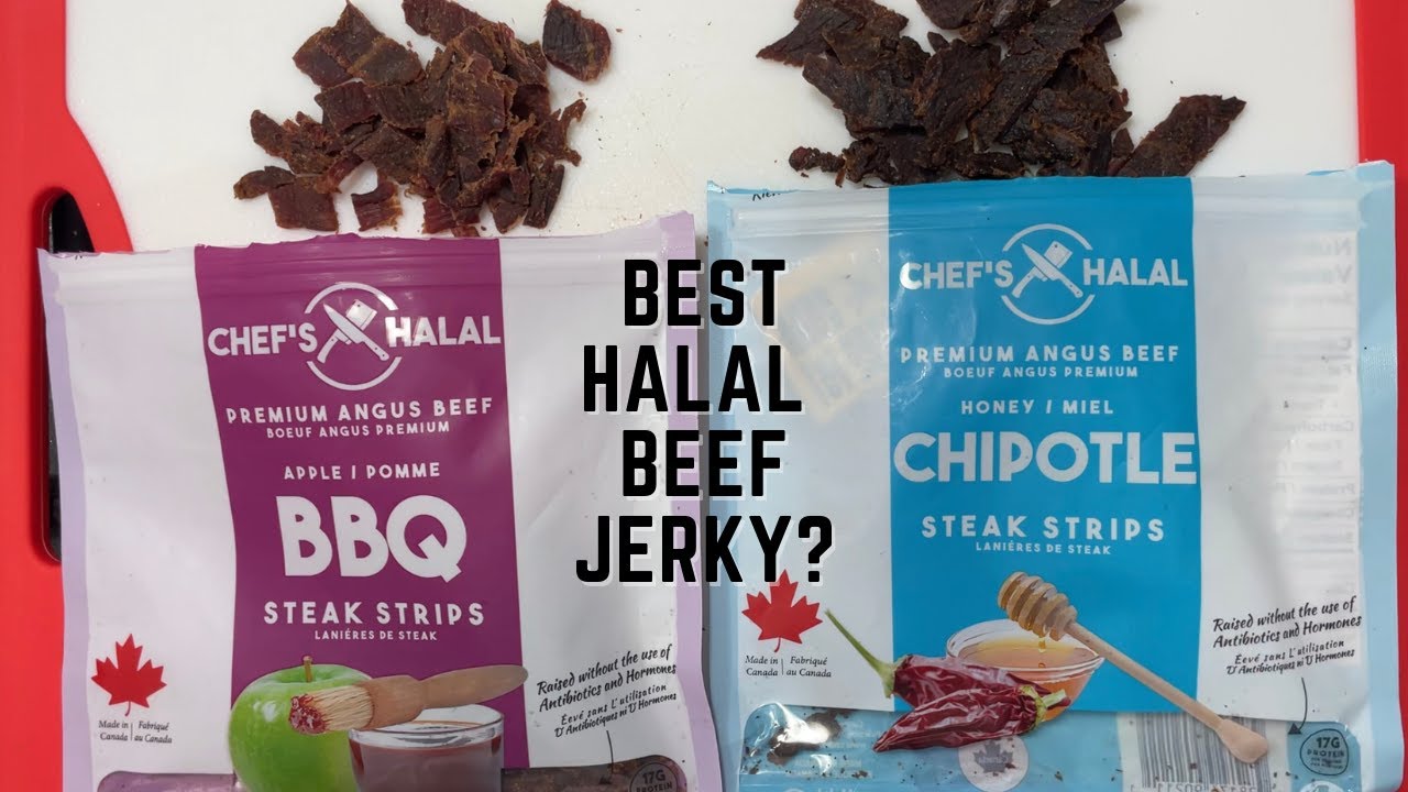 Honey Chipotle & Apple BBQ Halal Beef Jerky! Chef's Halal, HMA Canada ...
