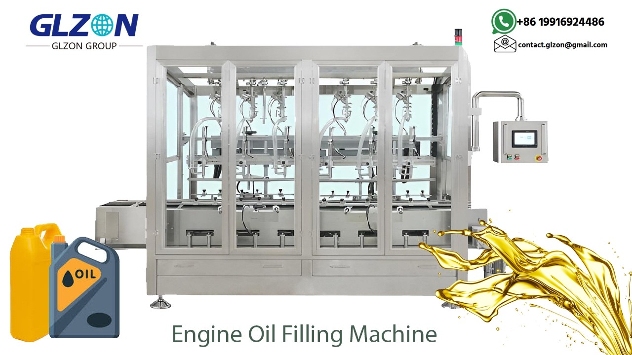 Automatic Engine Oil Filling Machine for 1–5L Bottles | 0.01% Precision ...