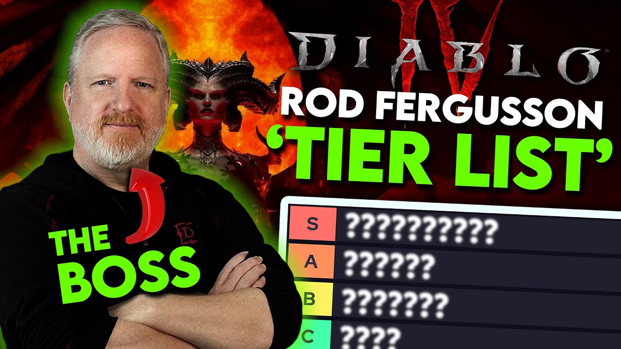 Diablo 4 Tier List - Rod Fergusson Edition - YouTube