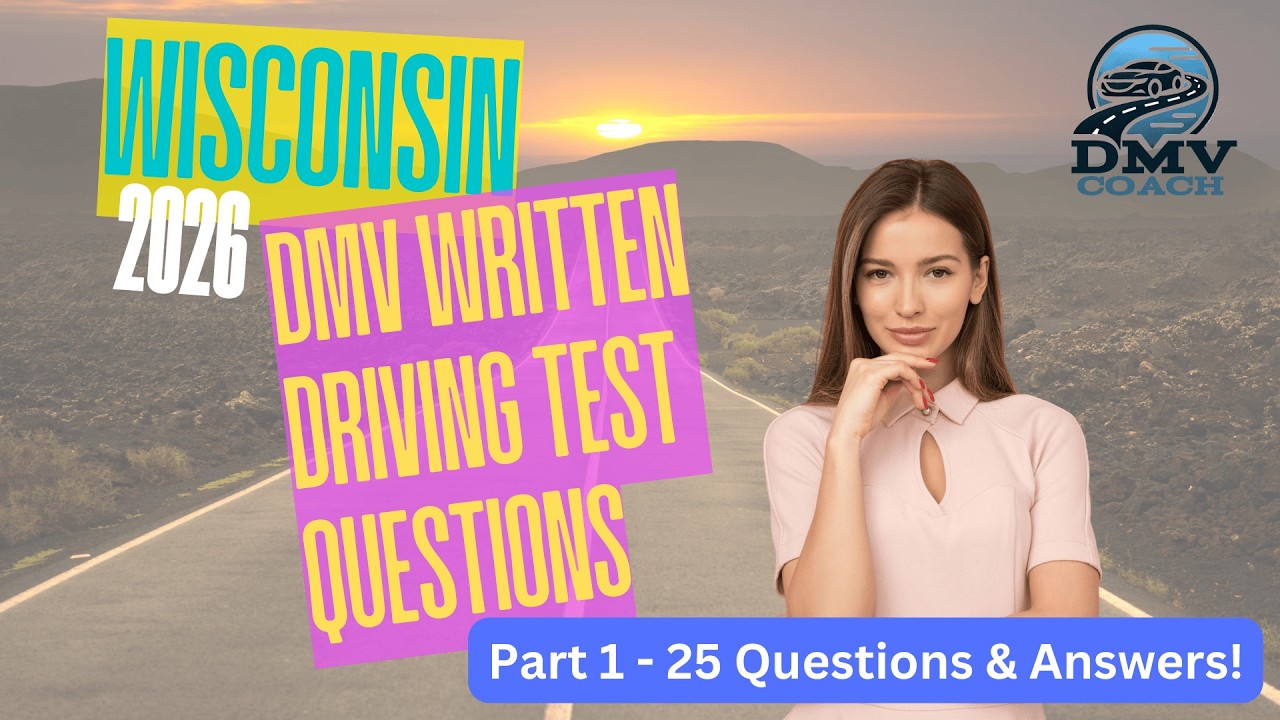 2026 Wisconsin DMV Written Driving Permit Test Study Guide - Part 1 ...