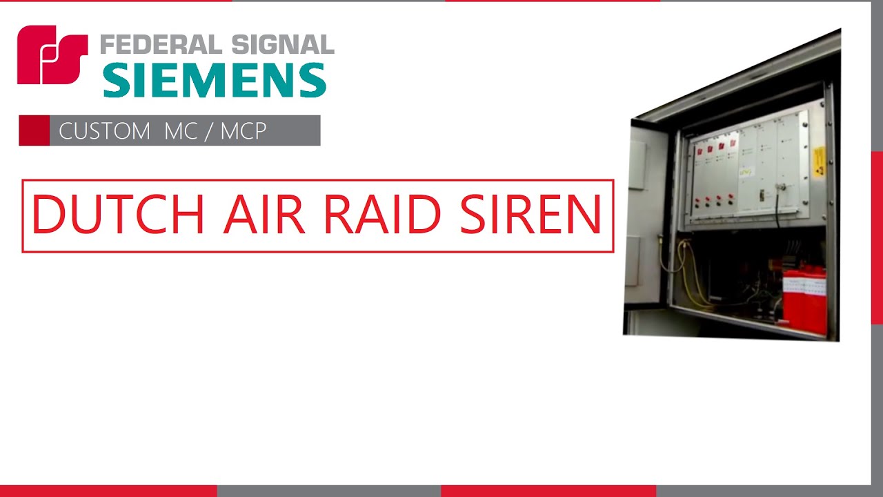 Federal Signal/Siemens MC/MCP Dutch air raid siren controller | All ...
