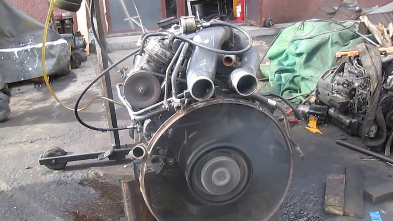 Mercedes OM366 Turbo - YouTube