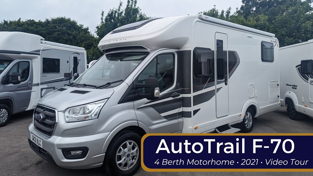 £49,990 Motorhome : AutoTrail F-70 (2021 Model, 4Berth Video Tour 4K ...