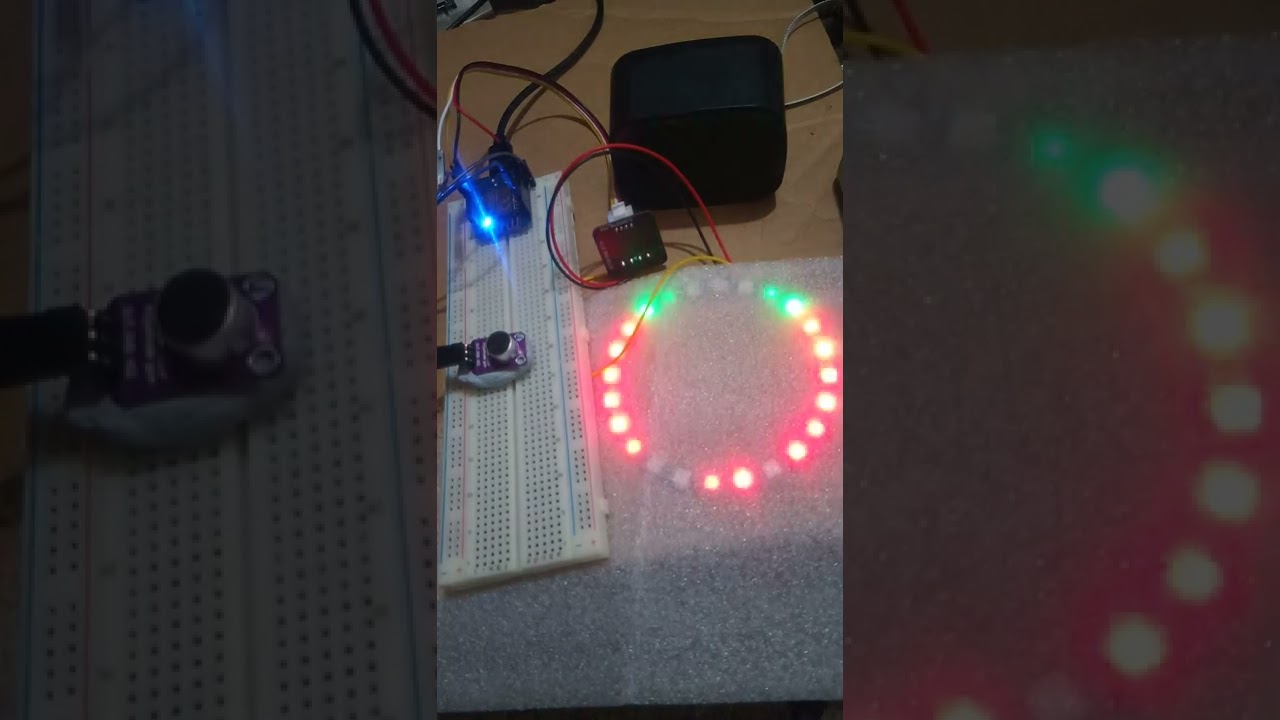 D1 mini +Sound Reactive WLed + 24 Led Ring Test 2 - YouTube