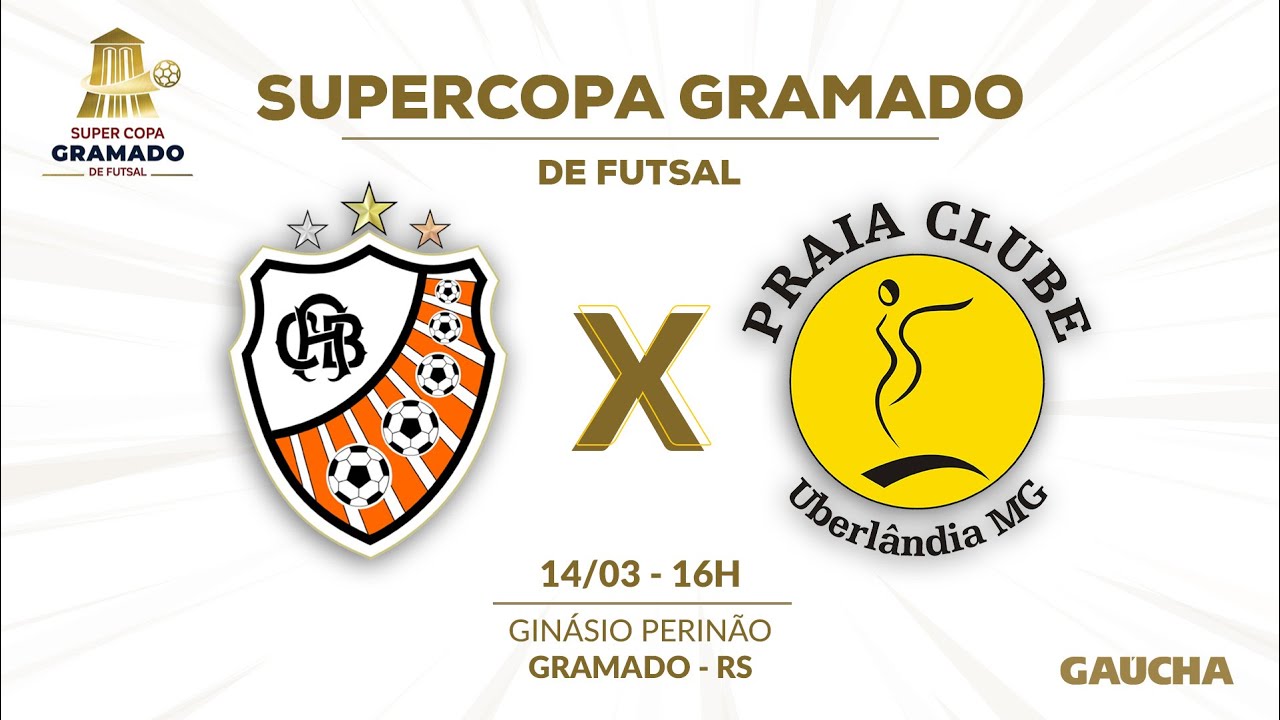 JOGO COMPLETO: ACBF 2X2 PRAIA CLUBE | SUPERCOPA GRAMADO DE FUTSAL | 14 ...
