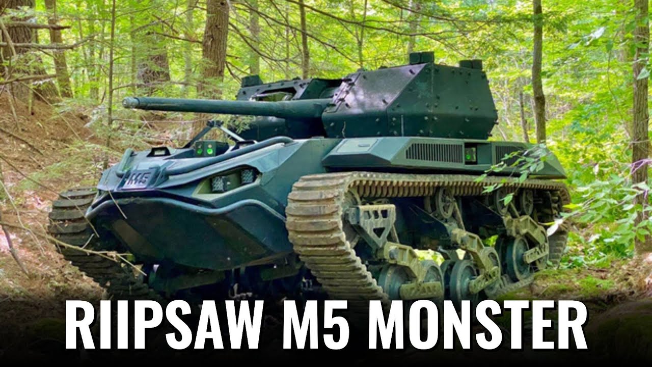 Ripsaw M5: The Future of Unmanned Ground Warfare - YouTube