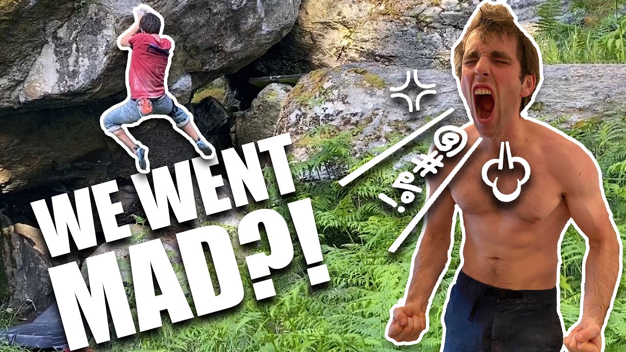 Climbing in the Forest was a MISTAKE 😬 | Outdoor rock climbing - YouTube