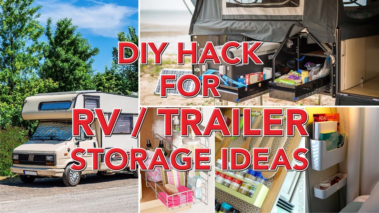 Perfect DIY Hack for RV / Trailer Storage Ideas - YouTube