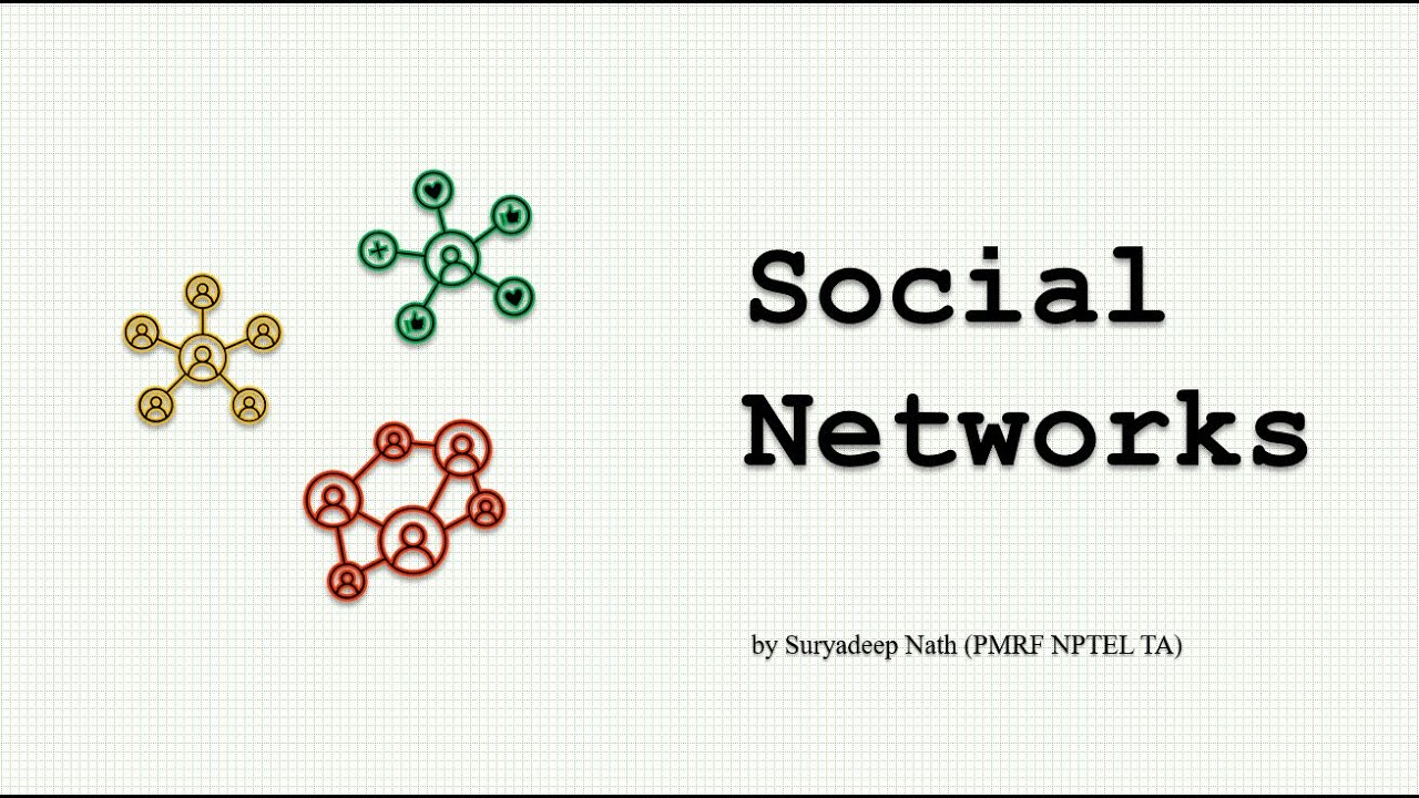 [TA session][Nptel] Social Networks Week 1 (noc23-cs19) - YouTube