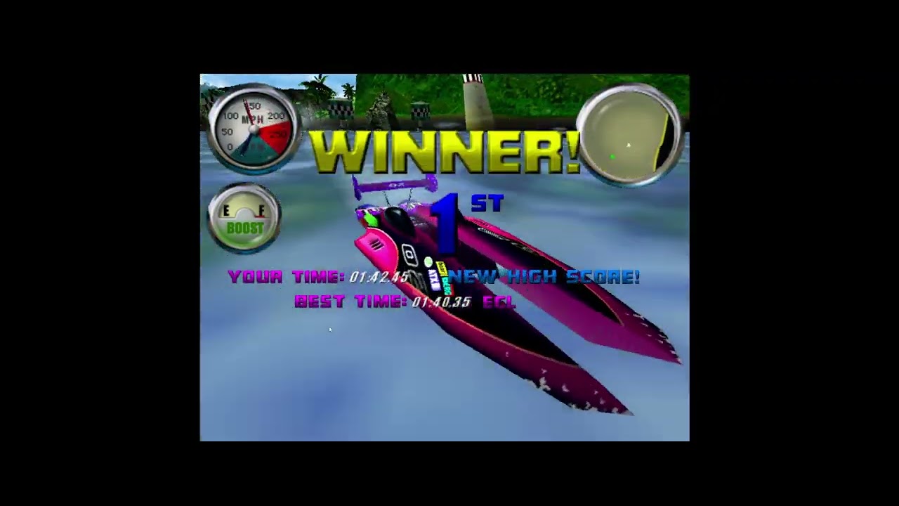 hydro thunder p 1 (ps2) - YouTube