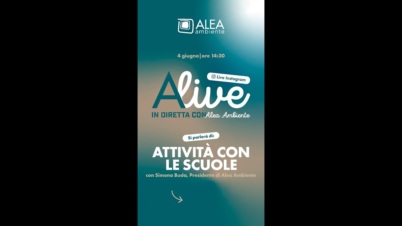 A-LIVE : IN DIRETTA CON ALEA: ATTIVITA' CON LE SCUOLE - YouTube