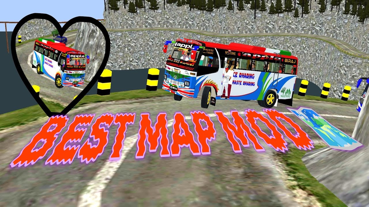 Dangerous map mod for bussid ️ - YouTube