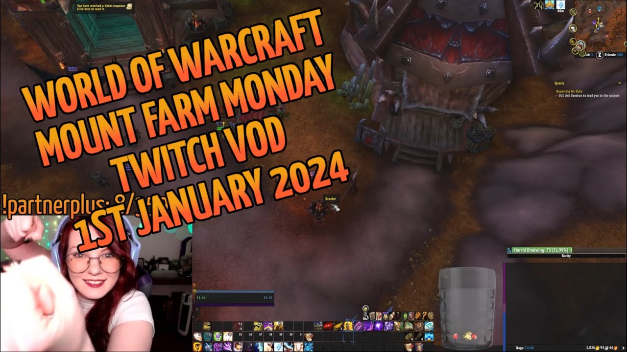 Twitch VOD 1st Jan 2024 | World of Warcraft Mount Collecting - YouTube