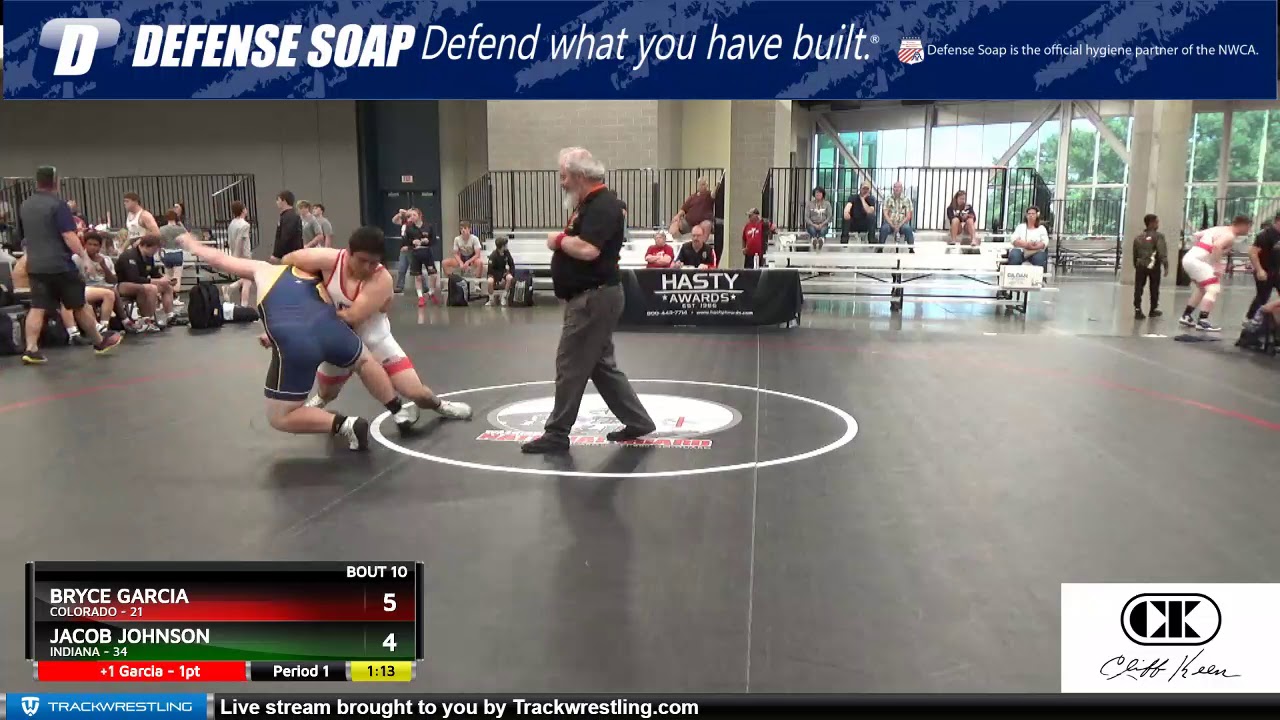 Mat 6 220 Bryce Garcia Colorado Vs Jacob Johnson Indiana - YouTube