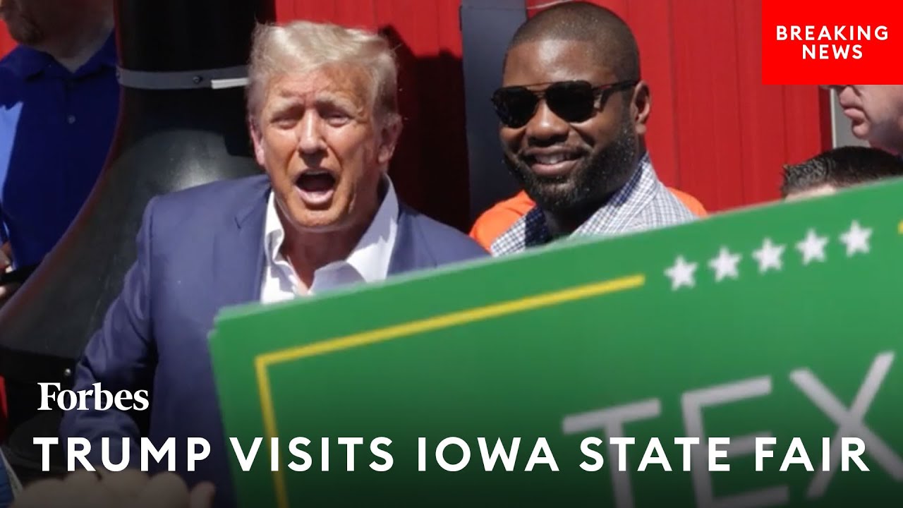 WATCH: Trump Visits Iowa State Fair - YouTube