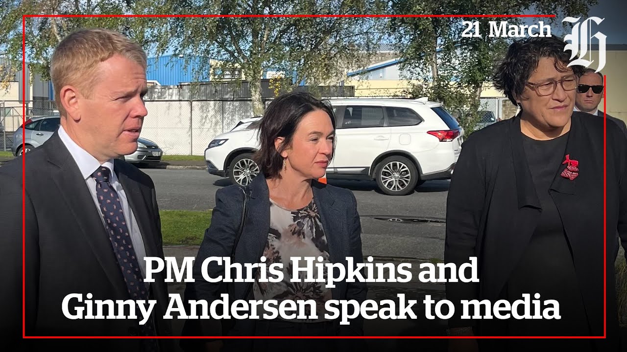 PM Chris Hipkins and Ginny Andersen speak to media | nzherald.co.nz ...