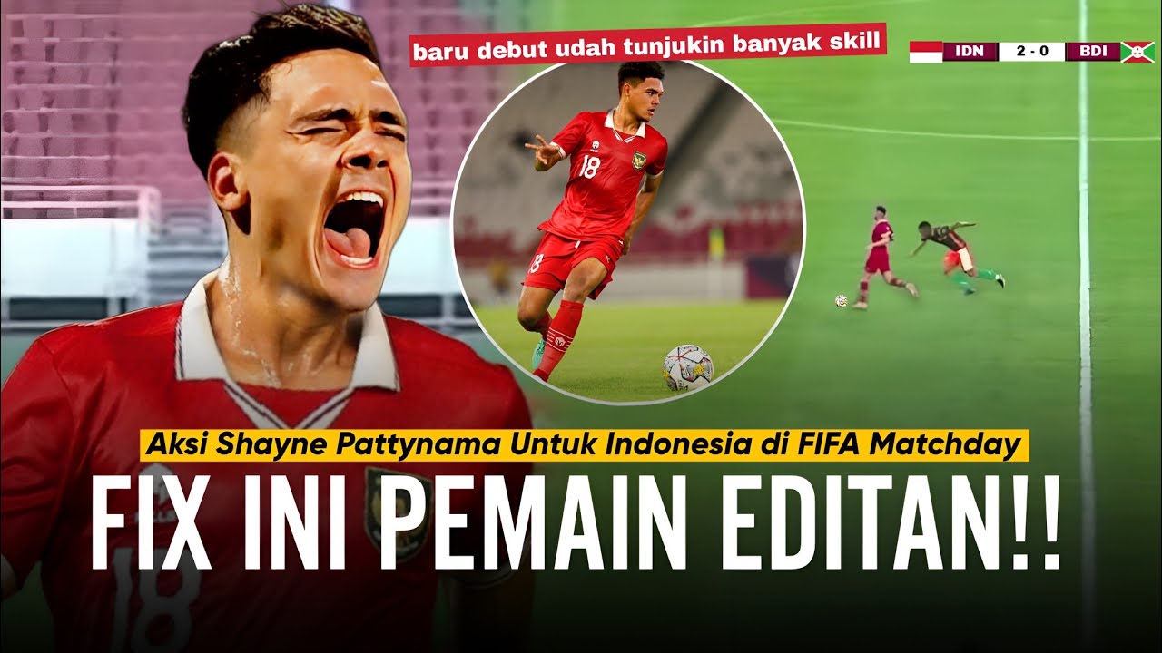 DIMAINKAN DI FIFA MATCHDAY 😍 Aksi Shayne Pattynama Debut Untuk Timnas ...