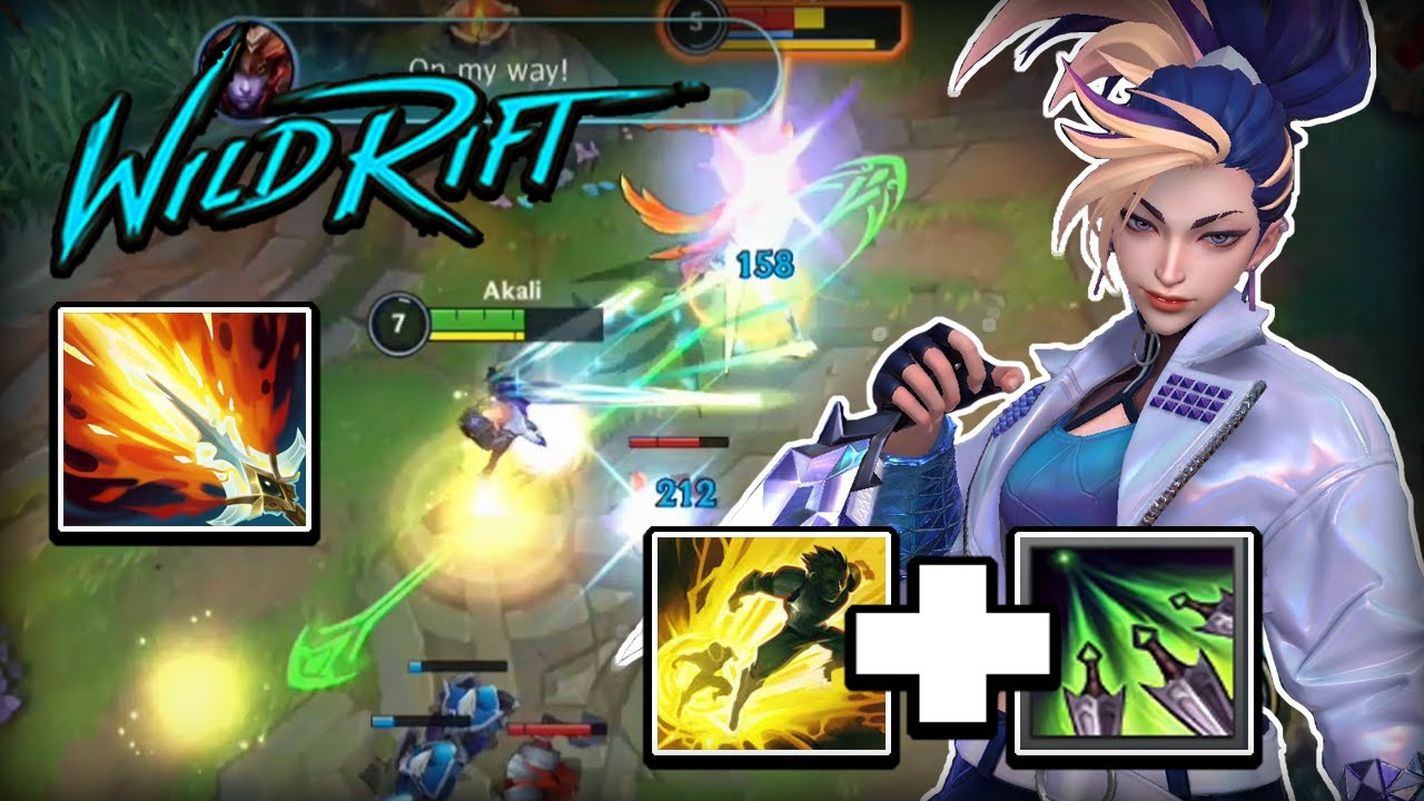 ULTRA FAST AKALI COMBO - BUILD & RUNES - WILD RIFT GAMEPLAY - YouTube