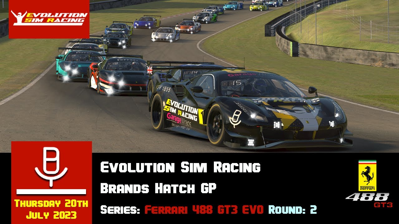 Evolution Sim Racing (S1) Round 2 Live from Brands Hatch Grand Prix ...