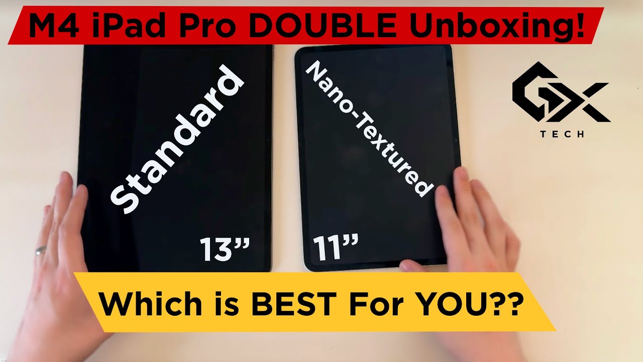 M4 iPad Pro! 13” AND 11” With Accessories - Unboxing and First ...