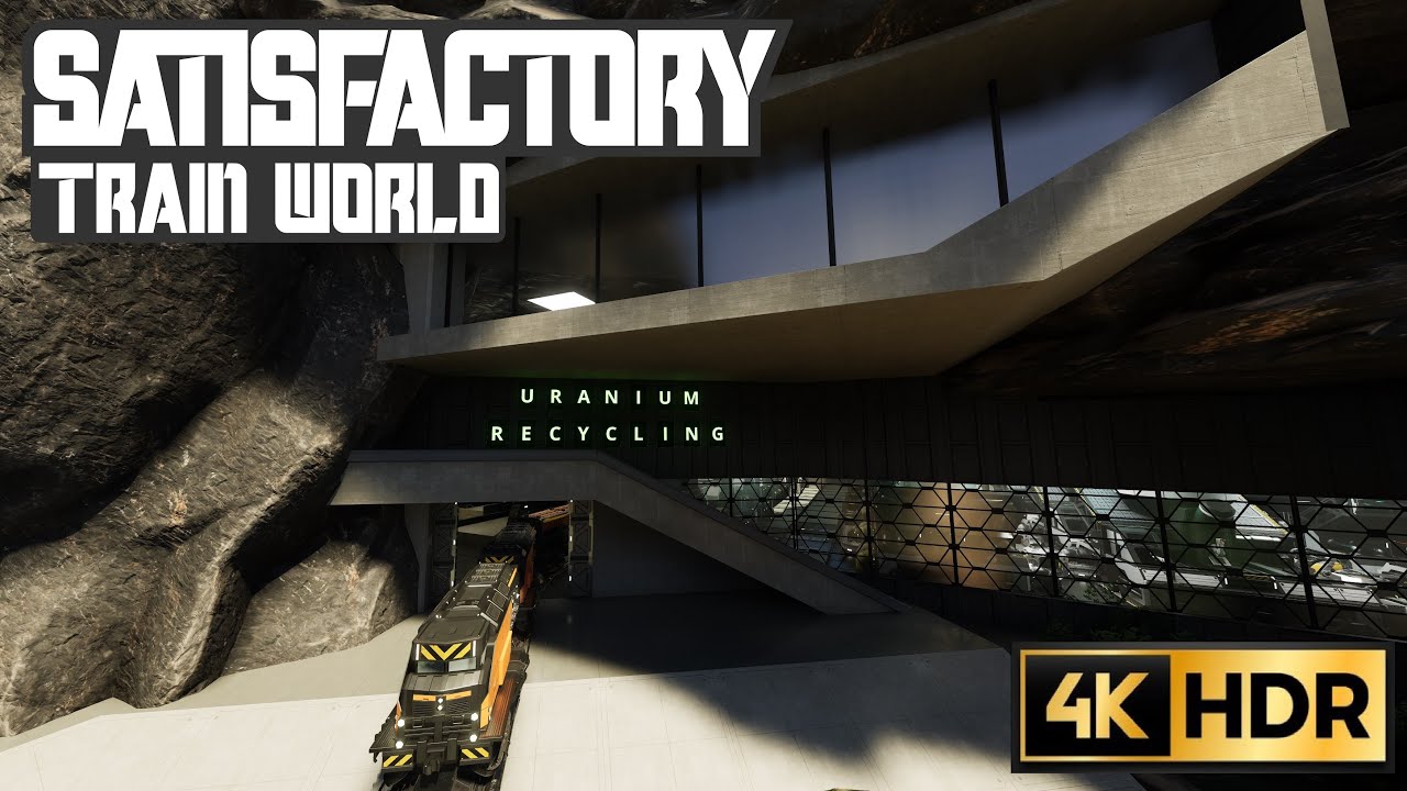 THIS WORLD SAVE IS INSANE! 100+ trains pt2 Satisfactory - YouTube